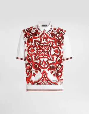 Dolce & Gabbana Polo Manica Corta Sweaters And Cardigans - Multicolor