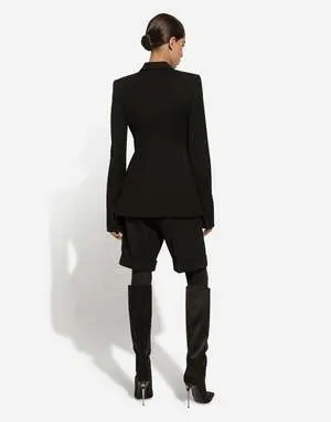 Dolce & Gabbana Double-breasted Woolen Jacket With Side Vents Blazers