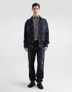 Dolce & Gabbana Loose Cotton Denim Jeans Denim Multi-colored