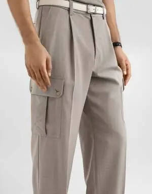Dolce & Gabbana Wool Canvas Tailored Trousers