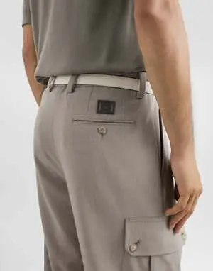Dolce & Gabbana Wool Canvas Tailored Trousers