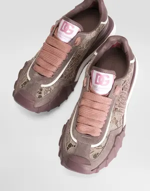 Dolce & Gabbana Lace Up Low Top Sneakers - Multicolor