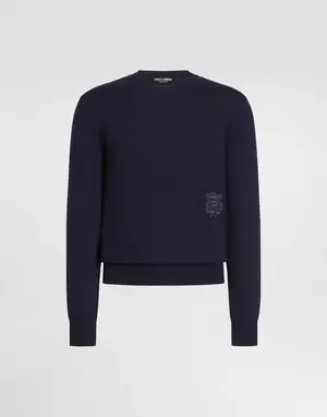 Dolce & Gabbana Virgin Wool Pullover - Blue