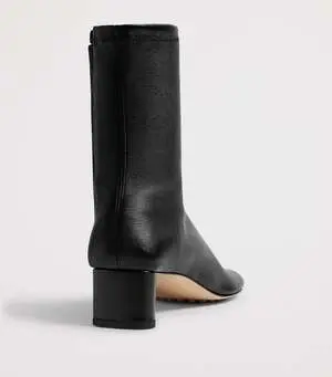 Bottega Veneta Leather Heeled Ankle Boots