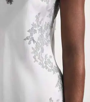 Carine Gilson Silk Lace Short Nightdress