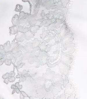 Carine Gilson Silk Lace Maxi Nightdress