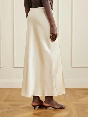 JOSEPH Isaak Silk-satin Maxi-skirt
