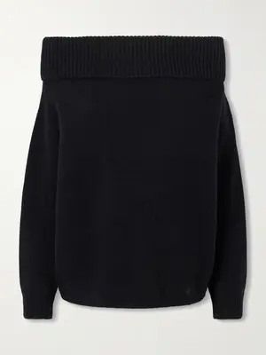 Loulou De Saison Sibyl Turtleneck Cashmere-blend Sweater - Black