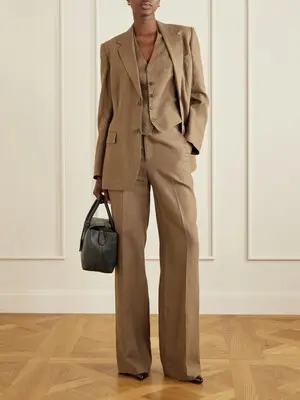 Ralph Lauren Marcy Single-breasted Linen Blazer