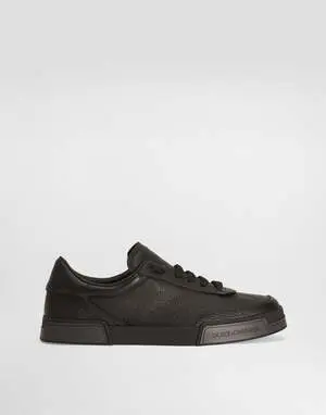 Dolce & Gabbana Calfskin Portofino Yacht Sneakers Lace-ups - Black