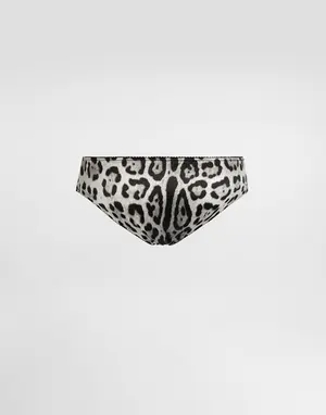 Dolce & Gabbana Leopard- Satin Panties Underwear Satin