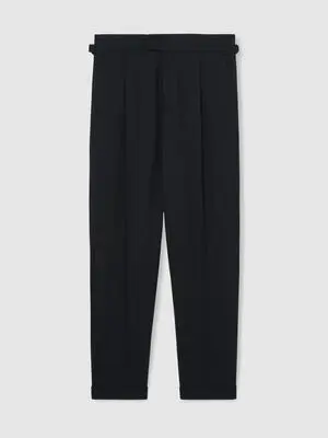 REISS Tailored-fit Herringbone Trousers