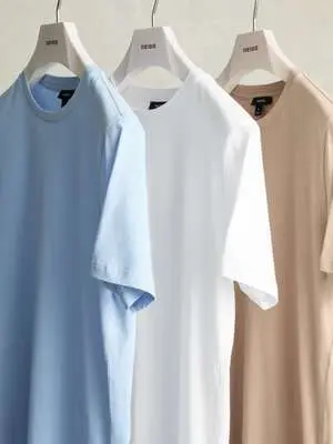 REISS Multi Melange Bless Pack Of Crew Neck T-shirts Neutral
