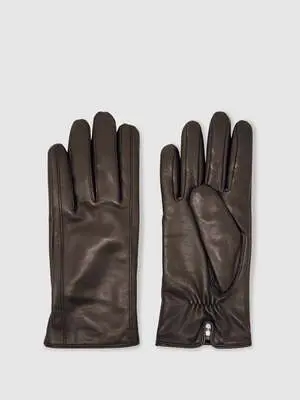 REISS Leather Gloves