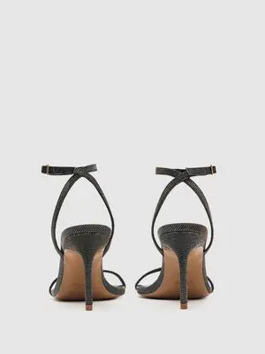 REISS Strappy Stiletto Sandals