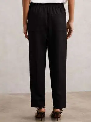 REISS Side-stripe Tapered Trousers