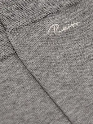 REISS Cotton-blend Script-logo Socks