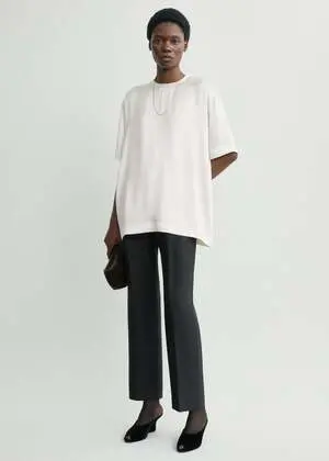 TOTEME Satin Crewneck Top