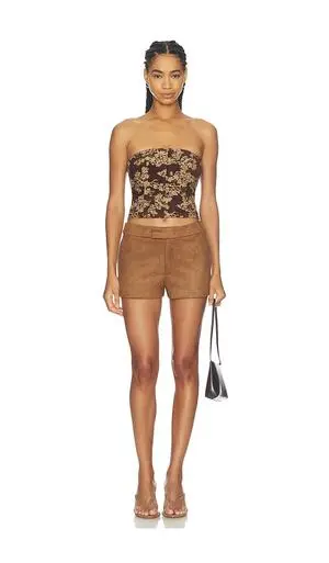 L'Agence Paulette Strapless Corset Top In . Also