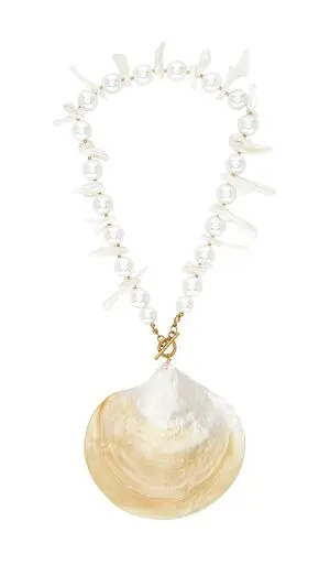 LOVERS AND FRIENDS Casey Shell Necklace - Ivory