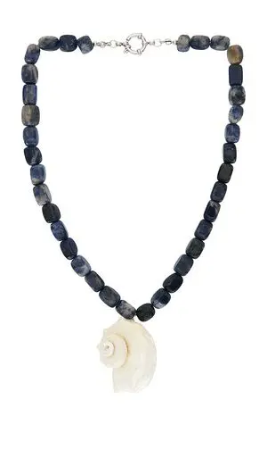 LOVERS AND FRIENDS Carson Shell Necklace - Blue