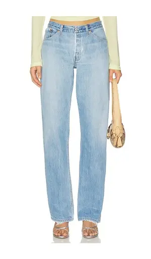 ALIGRACE 90s Low Waist Tomboy Jean In . Also - Blue