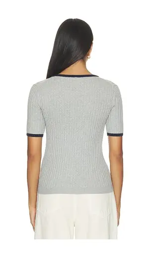 Closed Crew Neck Short Sleeve In . Also