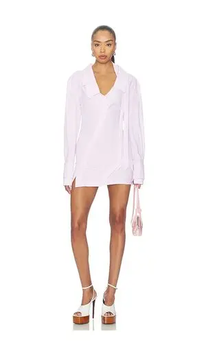 Attico Shirt Mini Dress In . Also - Blush