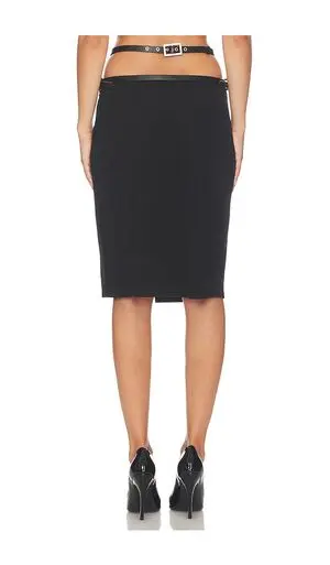 HAELO Belted Wrap Skirt In . Also