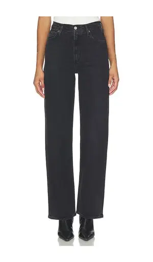 AGOLDE Ren Jean In . Also - Black
