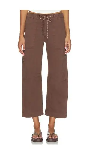 PISTOLA Sabrina Curved Utility Pant In . Also - Brown