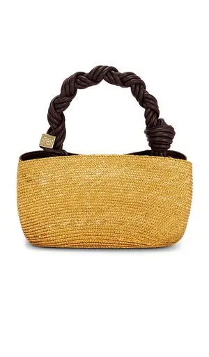 GANNI Bou Mini Straw Bag