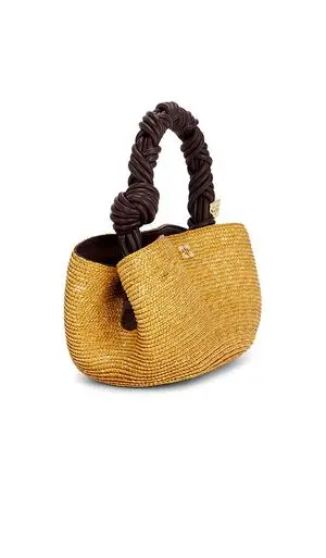 GANNI Bou Mini Straw Bag