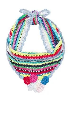 GANNI Triangular Scarf - Multi