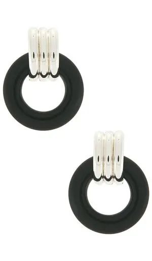 HEAVEN MAYHEM Luma Knot Earrings - Black