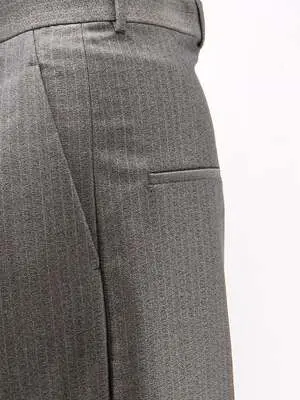 Bottega Veneta Wool And Mohair Pinstripe Trousers
