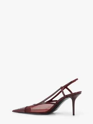Saint Laurent Renée Mesh Pump With Cassandre Toe