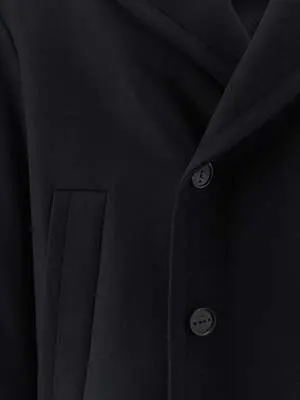 HEVO Double-breasted Virgin Wool Blend Coat