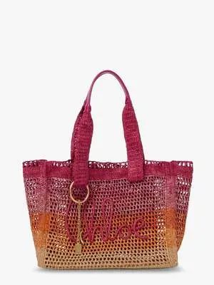 Chloé East-west Summer Banana Ed Raffia Shoulder Bag - Multicolor