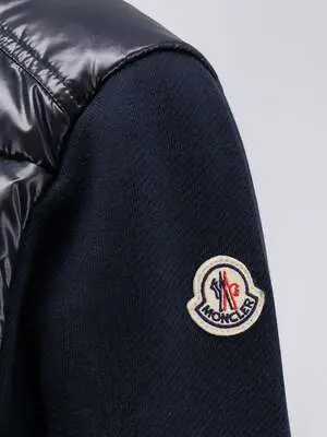 Moncler Padded Jacket With Fabric Details