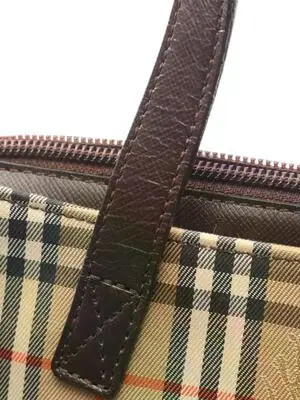 Burberry Haymarket Check Canvas Tote