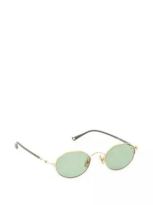 EYEPETIZER Geometric Frame Sunglasses - Gold