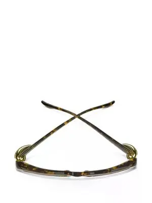 Etro Tortoiseshell-effect Rectangle-frame Sunglasses