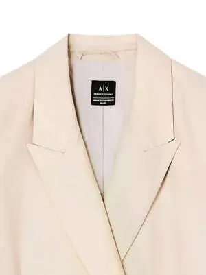Armani Exchange Double-breasted Blazer - Neutrals
