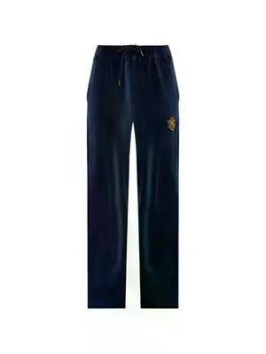 Stella McCartney Velour Logo-embroidered Track Pants