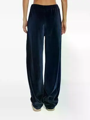 Stella McCartney Velour Logo-embroidered Track Pants