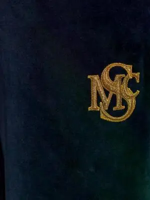 Stella McCartney Velour Logo-embroidered Track Pants