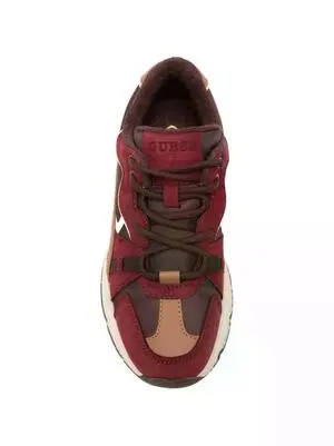 Guess Panelled Leopard Print Sneakers