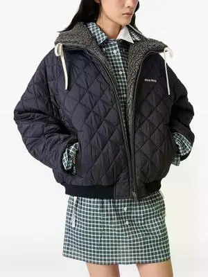 Miu Miu Technical-pongé Down Jacket