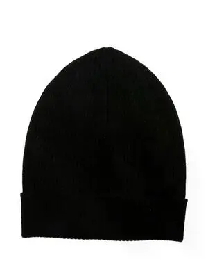 Rick Owens Ribbed-knit Beanie Hat - Black